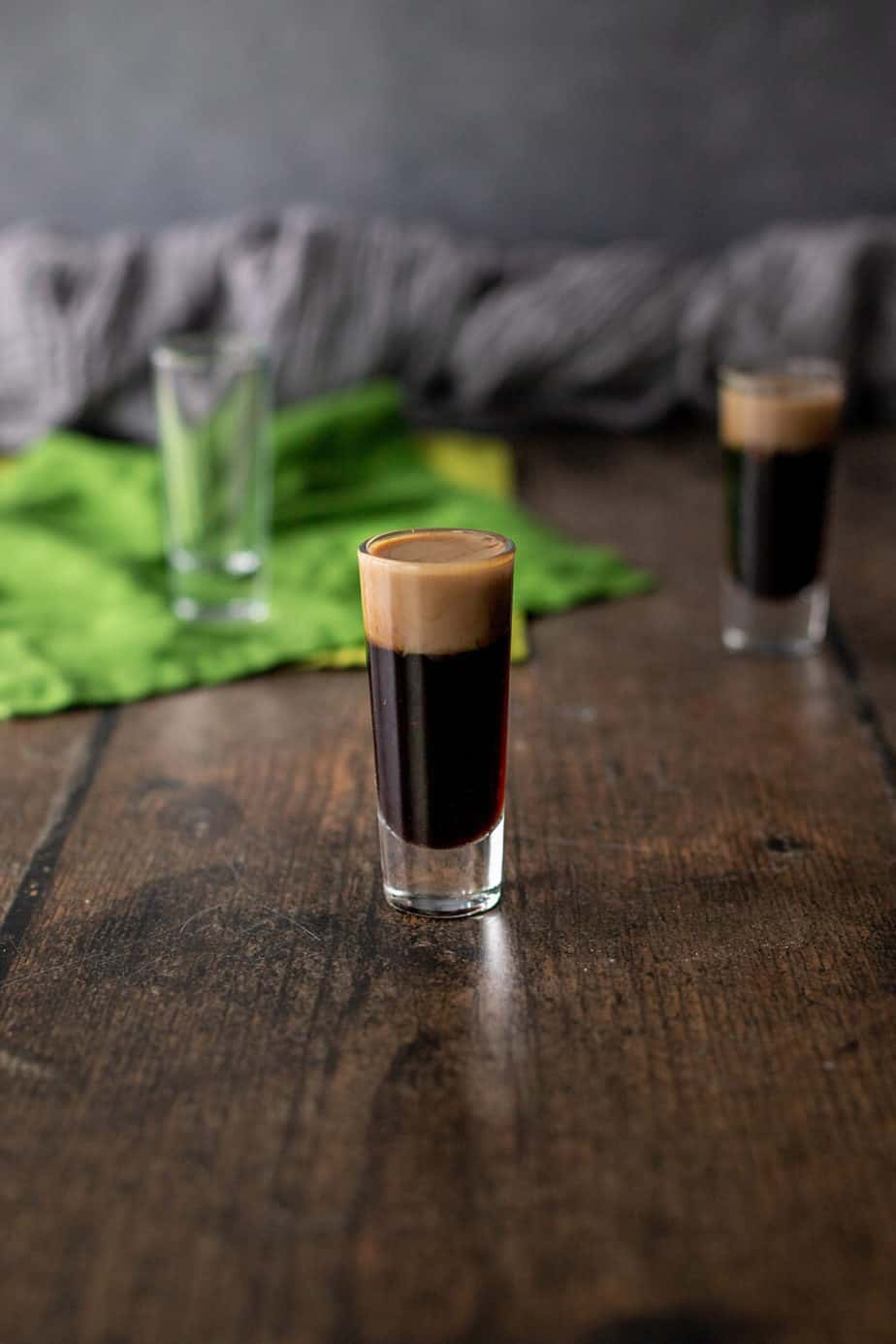 Baby Guinness Shot – Libations and Lattes