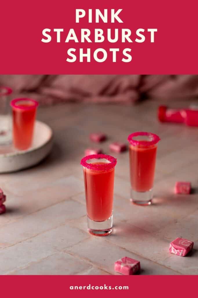 Pink Starburst Shot – A Nerd Cooks