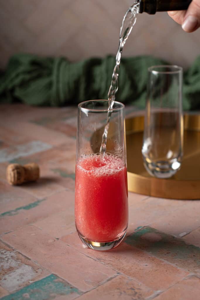 Watermelon Mimosa – A Nerd Cooks